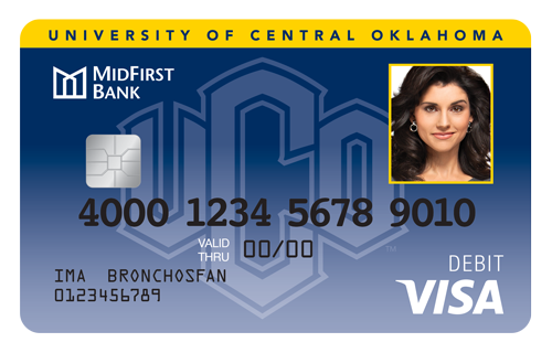 University of Central Oklahoma Employee Debit Cards | MidFirst Bank